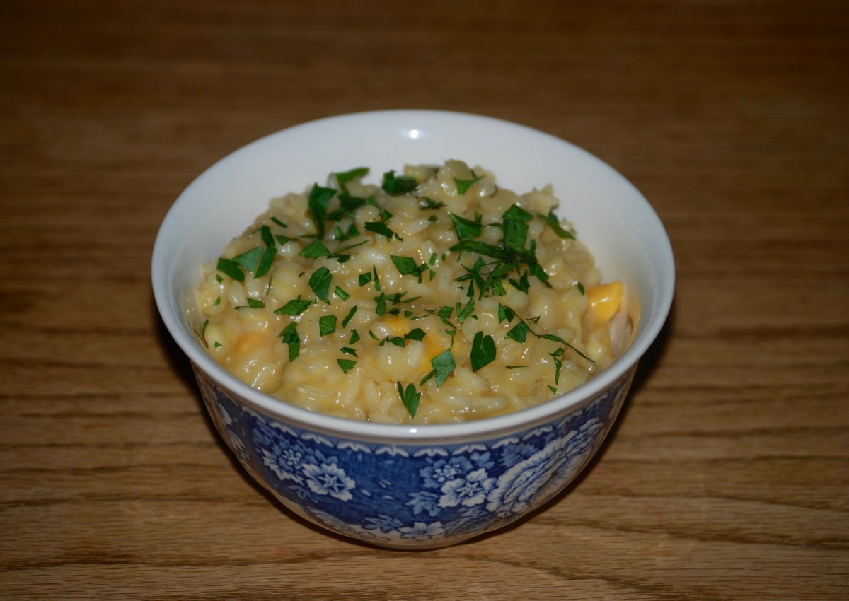 Cheddar Cheese Risotto – Cooking with Nigella