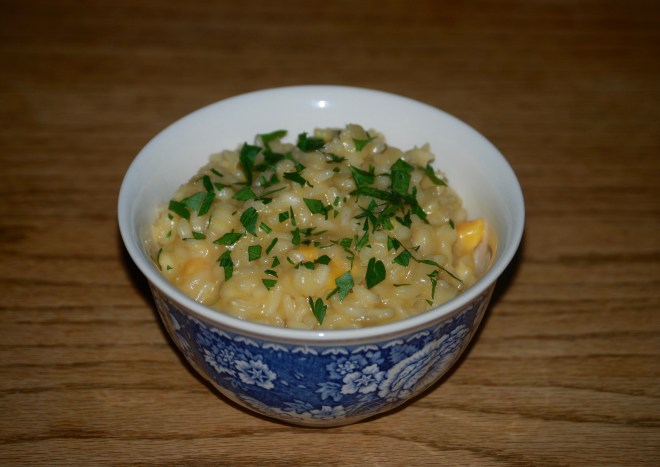 Cheddar Cheese Risotto – Cooking with Nigella