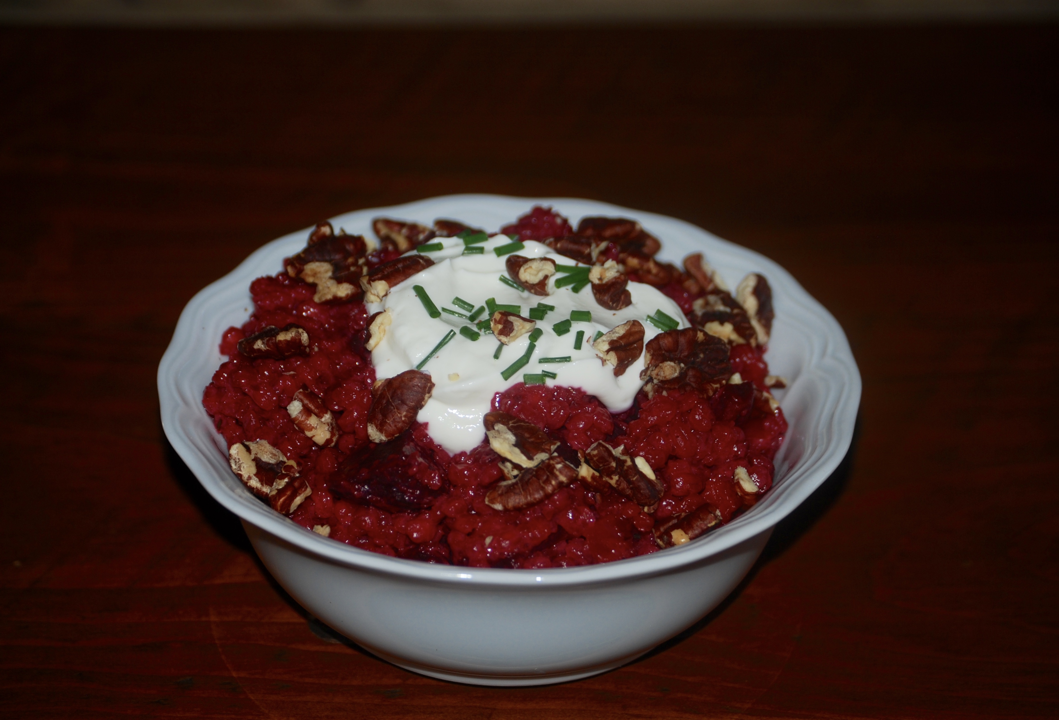 Beetroot Orzotto – Cooking with Nigella