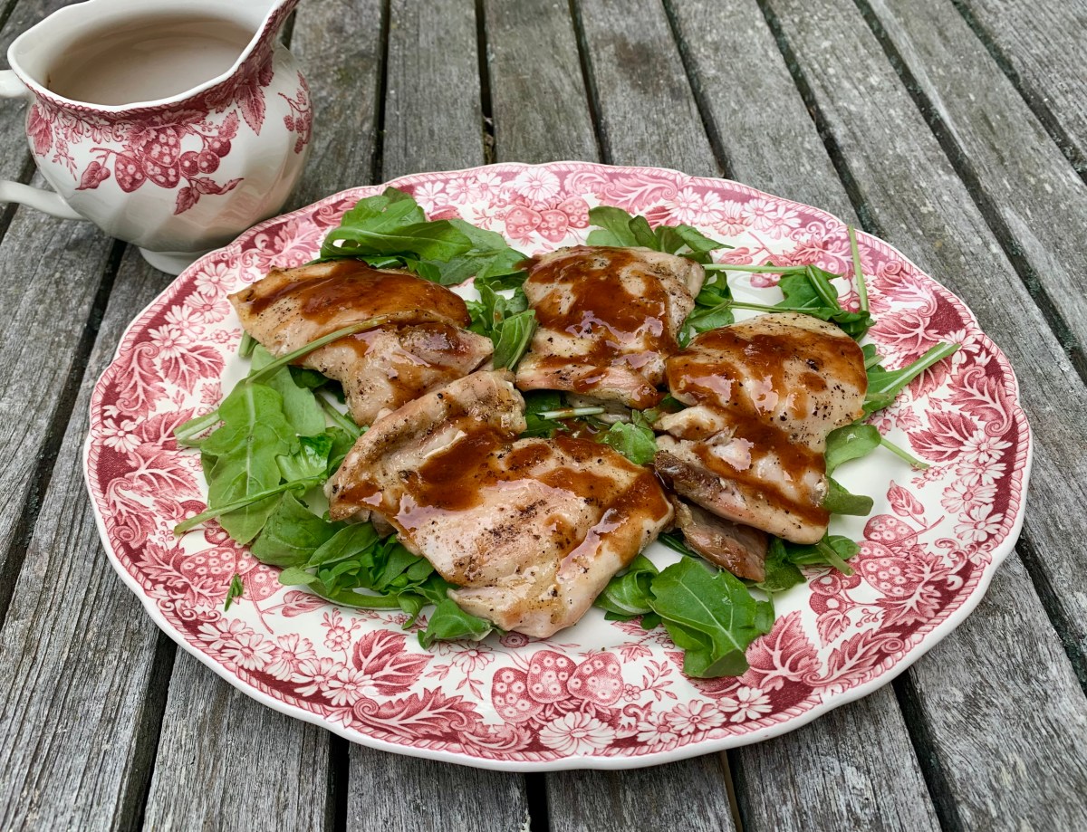 Chicken with Asian Pouring Sauce – Cooking with Nigella